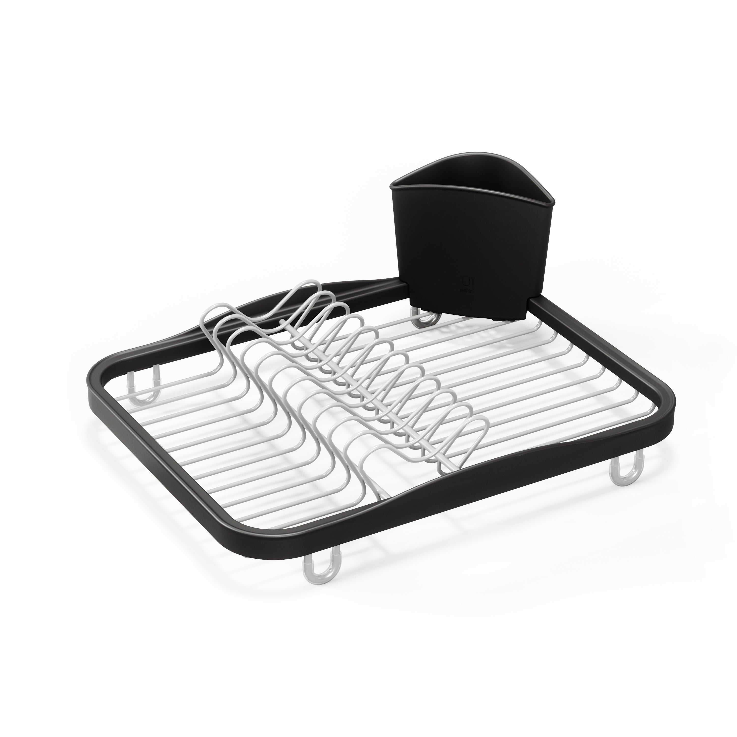 Sinkin Counter Top Dish Rack - Smoke/Nickel – Garden Barn, Inc. Housewares